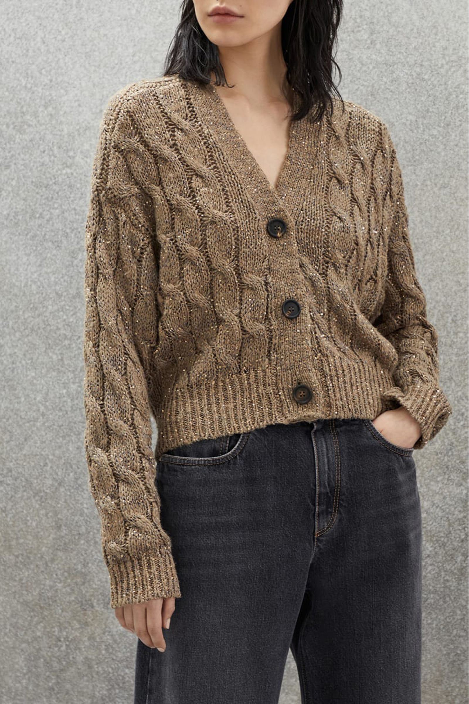 Кардиган BRUNELLO CUCINELLI купить в Москве за 66600 рублей (Пол ...